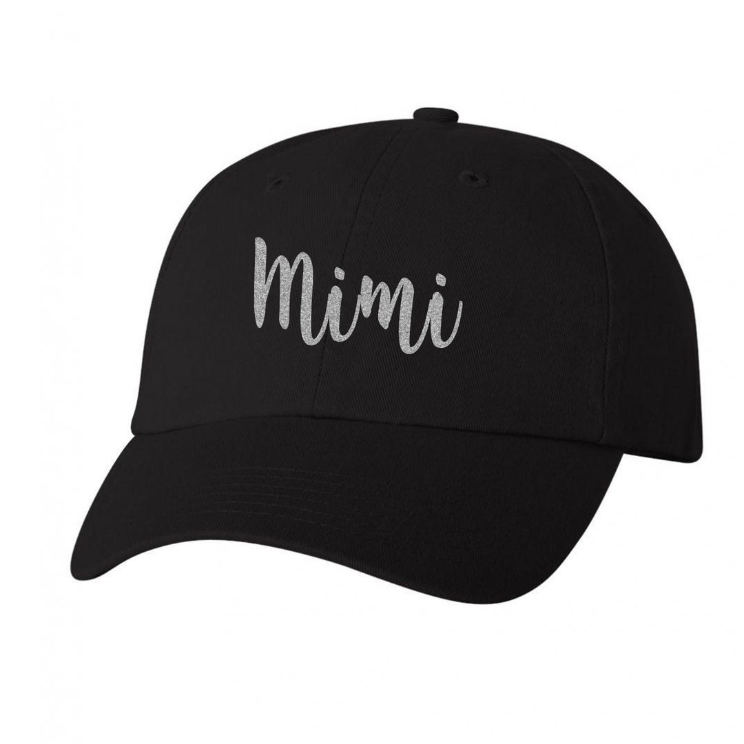 Mimi Ladies Glitter Baseball Hat | Grandma | Grammy | New Grandmother ...