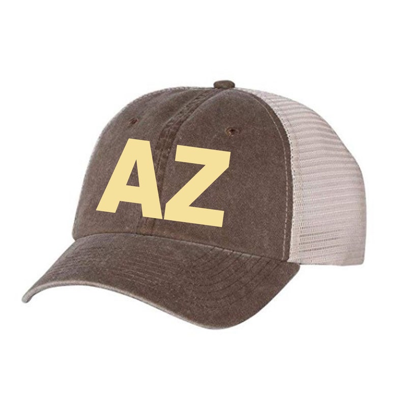 AZ Vintage Unisex Baseball Hat Mesh Trucker State Pride - Etsy
