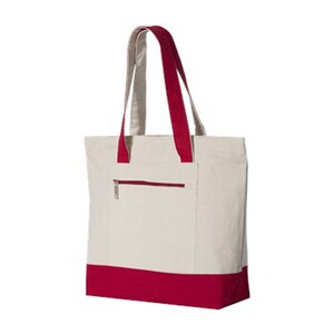 Lake Stuff Zippered Beach Tote Canvas Bag Lake Anchor Nautical - Etsy