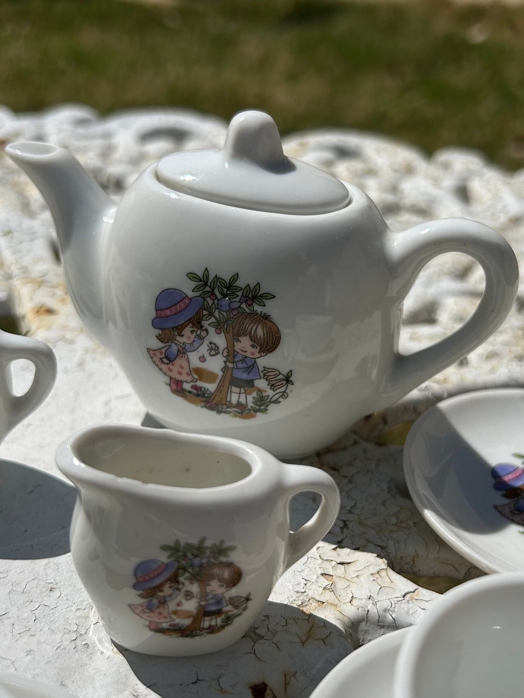 Vintage Holly Hobby Tea Set for Children - Etsy