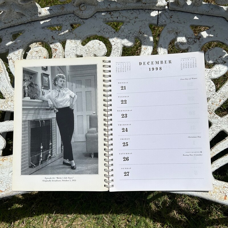 I Love Lucy Calendar - Etsy