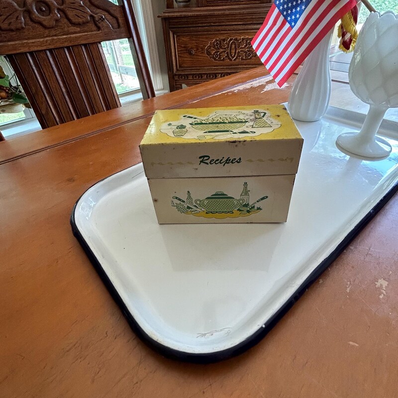 Metal Recipe Box - Etsy