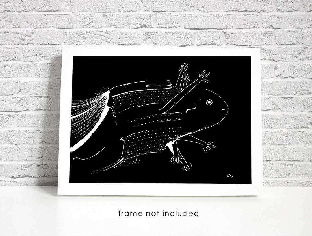 Original Paranoid Monster-creature Prints - Etsy