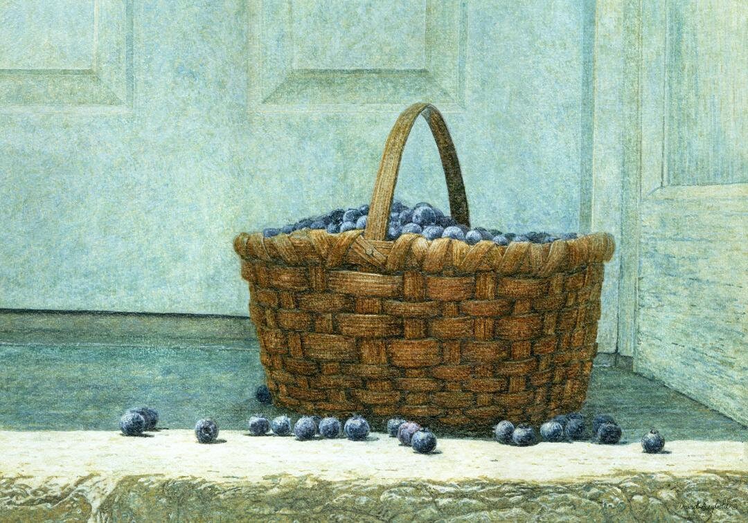 Blueberry Basket by David Seybold - Etsy