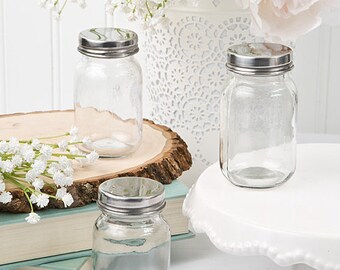 Glass Jar Silver Top - Etsy