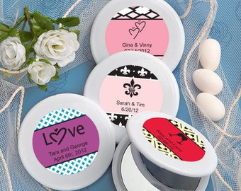 50 Personalized Prom Collection Mirror Compact Favors Set of - Etsy