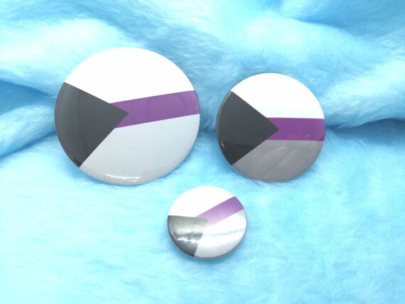 Demisexual Pride Flag Handpressed Button Badge 32mm 58mm | Etsy