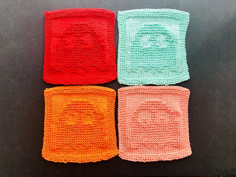 PDF Pattern Book: Collection of 4 PAC-MAN Ghost Patterns | Etsy