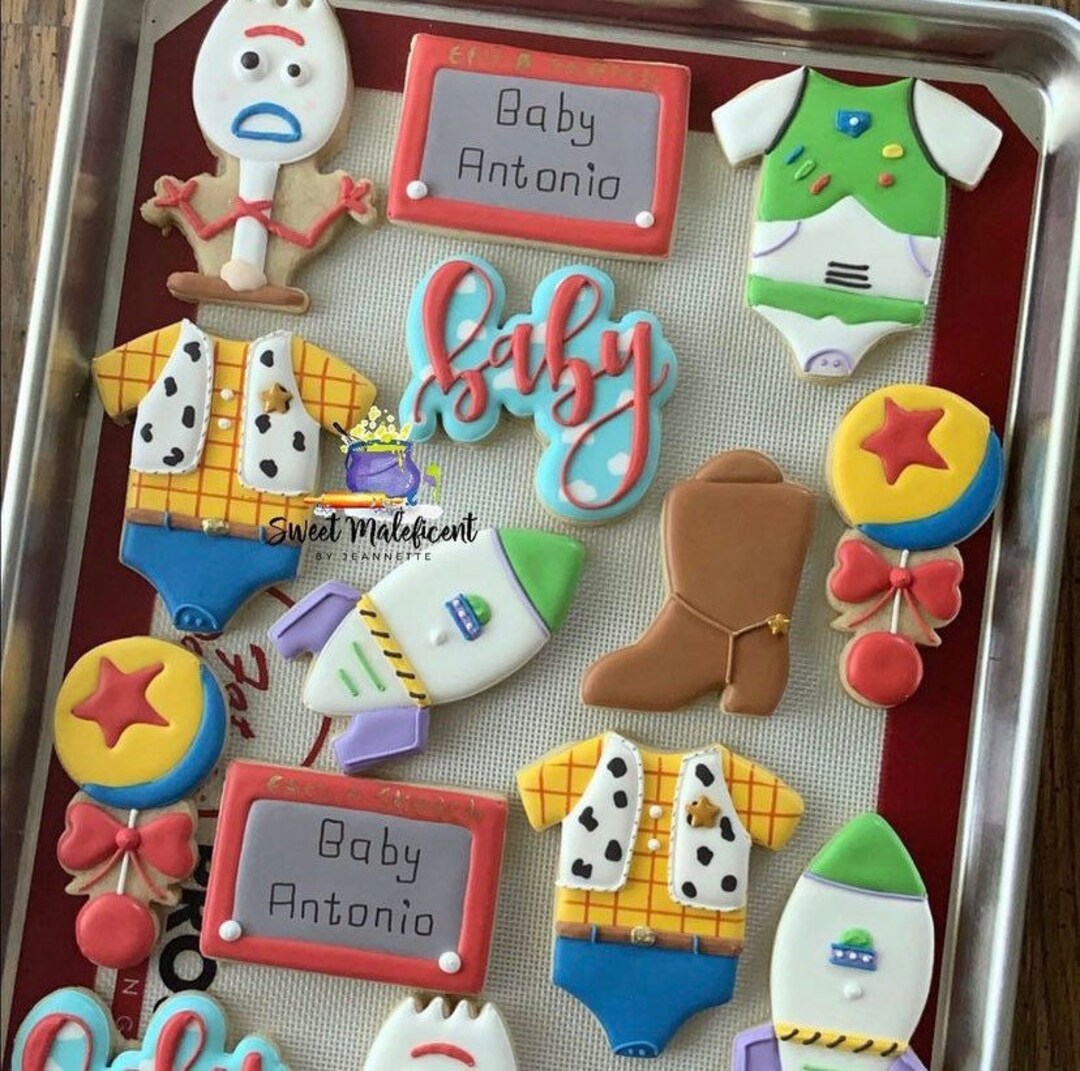 2 Dozen Baby Shower Cookies Baby Story - Etsy