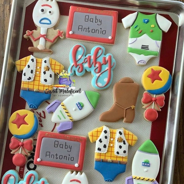 Baby Toy Story Cookies - Etsy