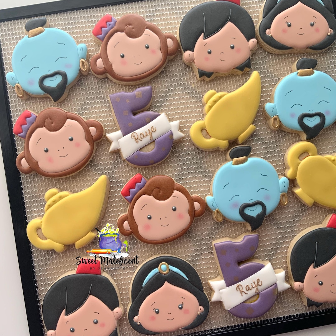 2 Dozen Aladdin Birthday Cookies - Etsy