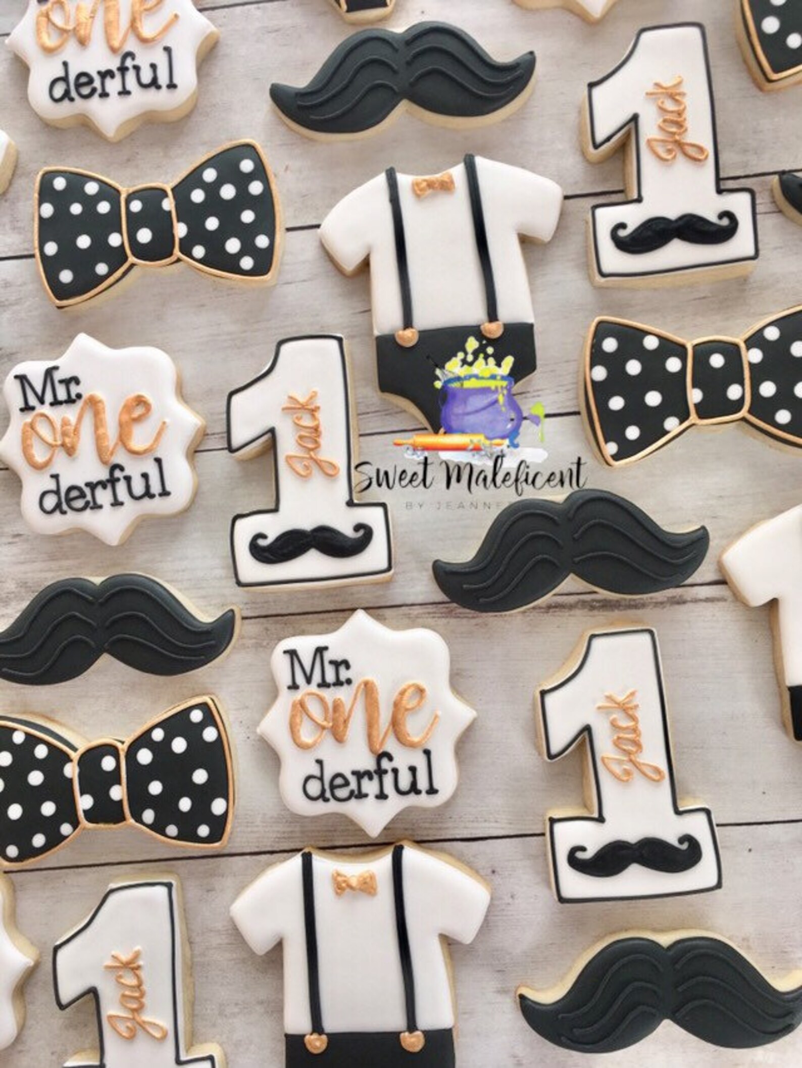 Mr. One-derful Cookies: 1st Birthday Favors, 2 Dozen - Etsy