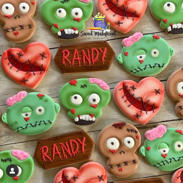 Zombie Cookies - Etsy