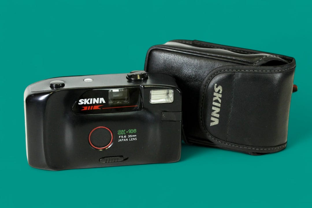 Skina SK 106 Compact Camera 35mm Film Vintage Camera, Battery Included ...
