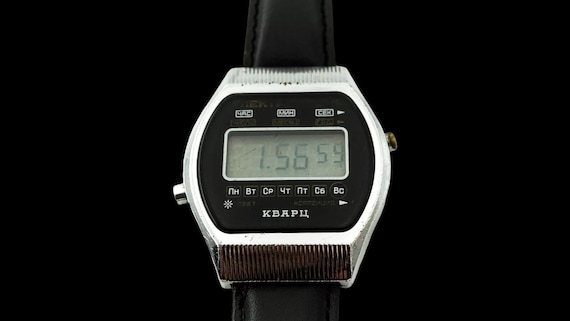 Vintage LCD watch Elektronika 5 Quartz retro digital … - Gem