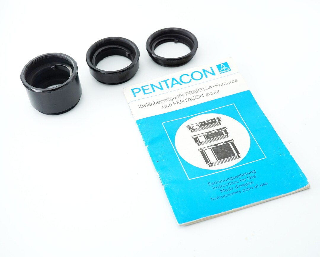 Macro Rings Pentacon Extension Tubes Rings Macro Close up M42 Retro ...