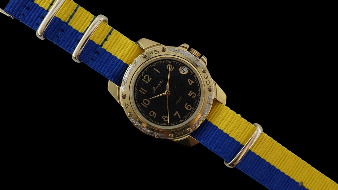Vintage Mens Military Watch Vimpel Mechanical Wristwatch Vympel - Etsy