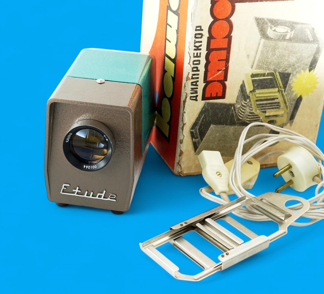 Vintage Overhead Projector Complete Set Metal Alloy Etud USSR With ...