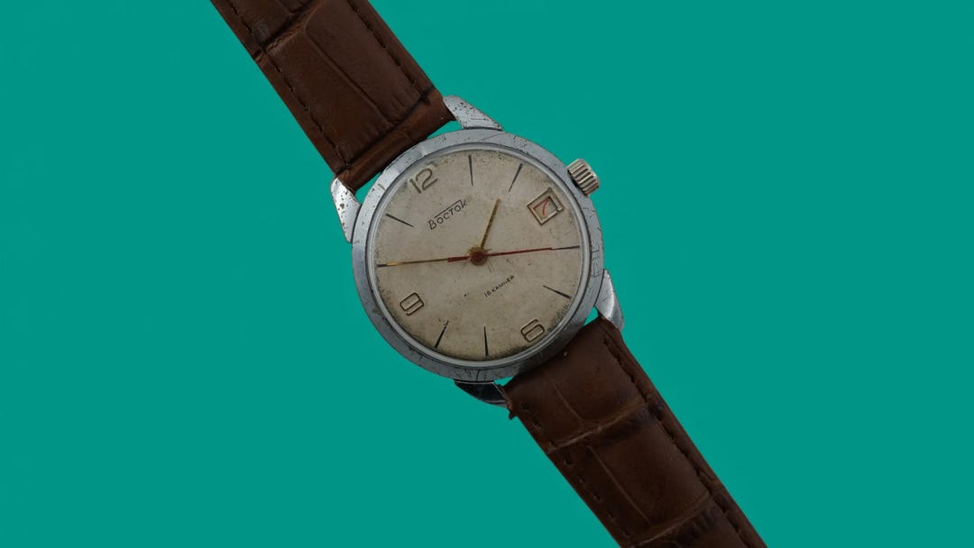 Vintage Soviet Mechanical Wristwatch MIR Vostok Cal.2214 18 Jewels Men ...