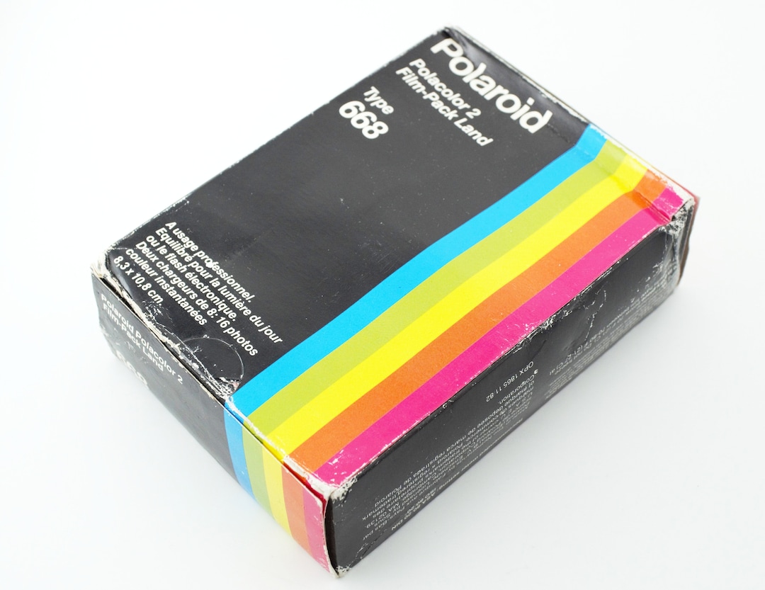 Polaroid Polacolor 2 Type 668 Film Pack Land Film Expired 1987 Factory ...