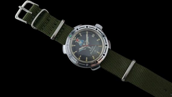 Soviet Propaganda military diver watch VOSTOK VDV Air… - Gem