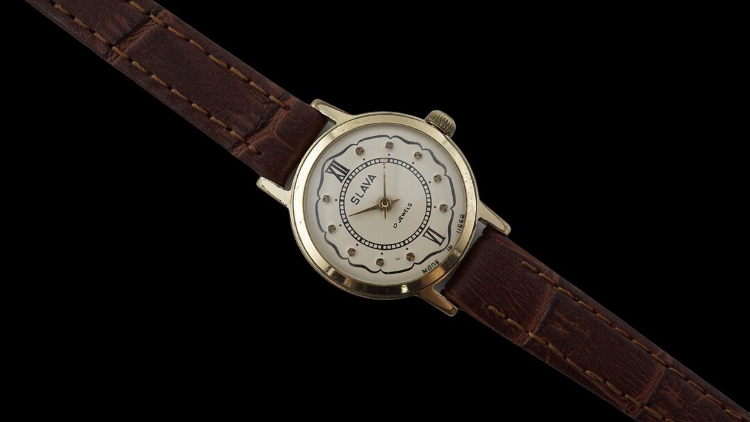 Vintage Women's Cocktail Dress Watch SLAVA Cal.1601 17 Jewels ...