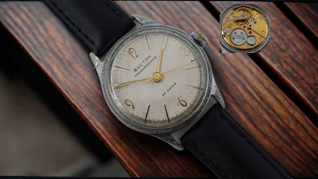 Vintage Genuine Mechanical Dress Watch Men's Soviet Precision ...