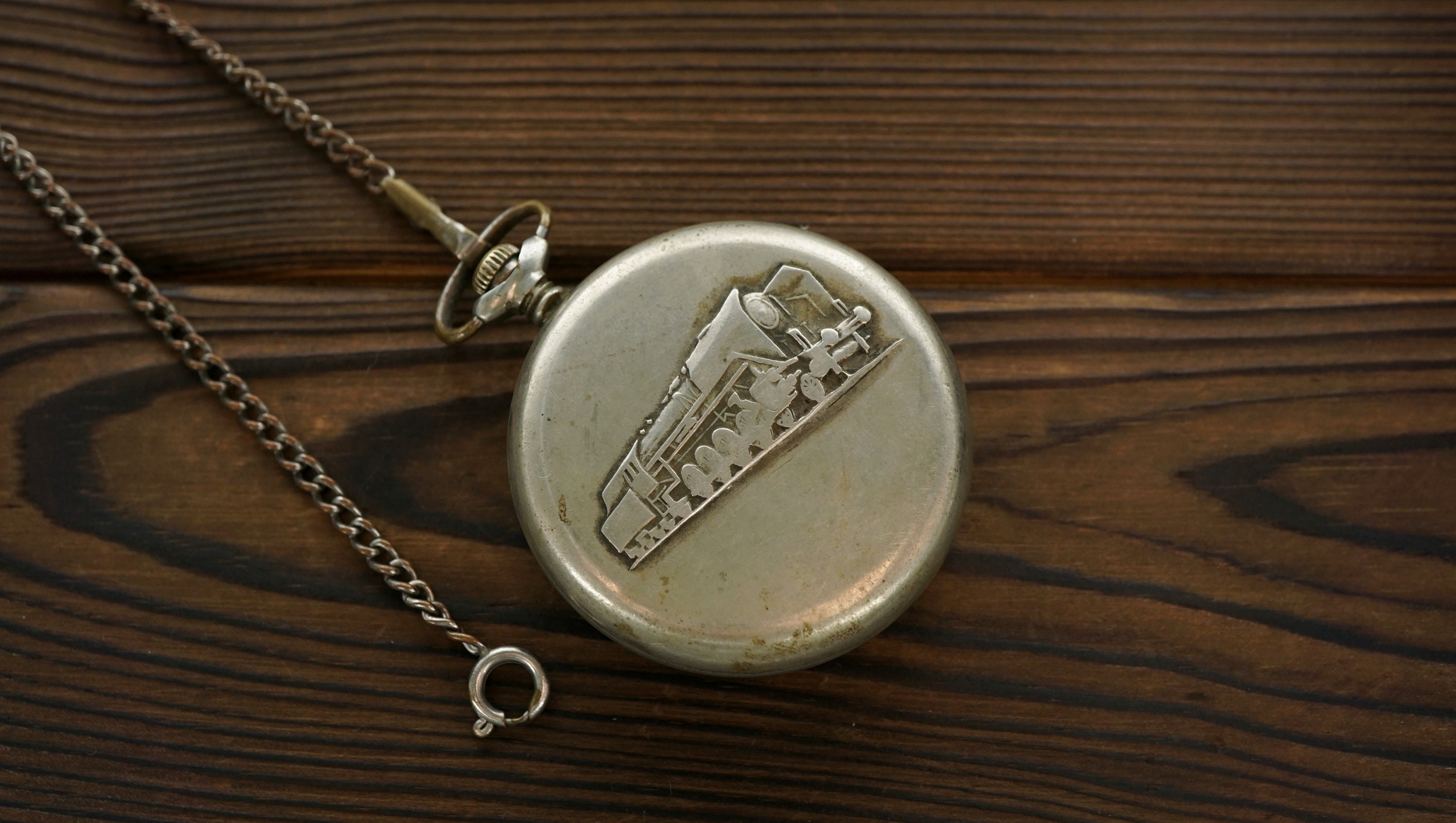 Vintage Soviet Mechanical Open Face Pocket Watch Molnija 3602 - Etsy