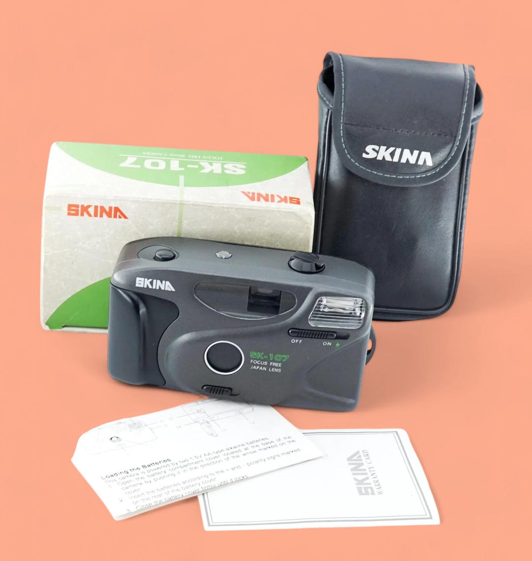 Old Stock Skina SK 107 Compact Camera 35mm Film Vintage Camera, Boxed ...