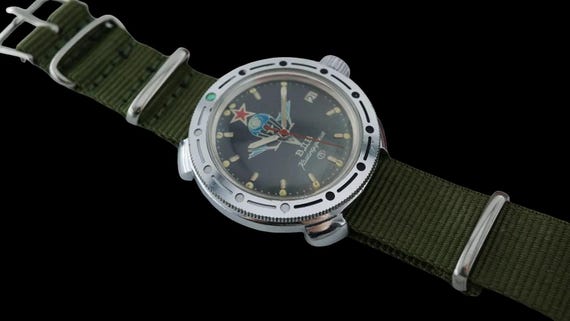 Soviet Propaganda military diver watch VOSTOK VDV Air… - Gem