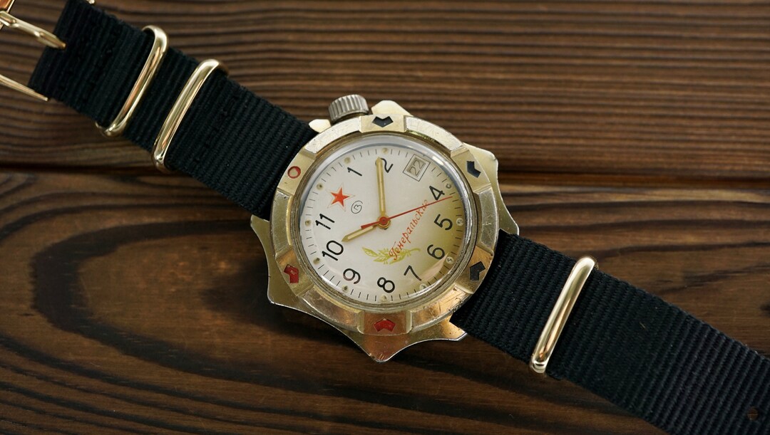 Vintage Soviet Military Watch Vostok General's - Etsy