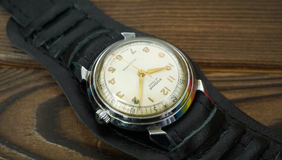 Vintage automatic men's wristwatch RODINA Poljot 1MCh… - Gem