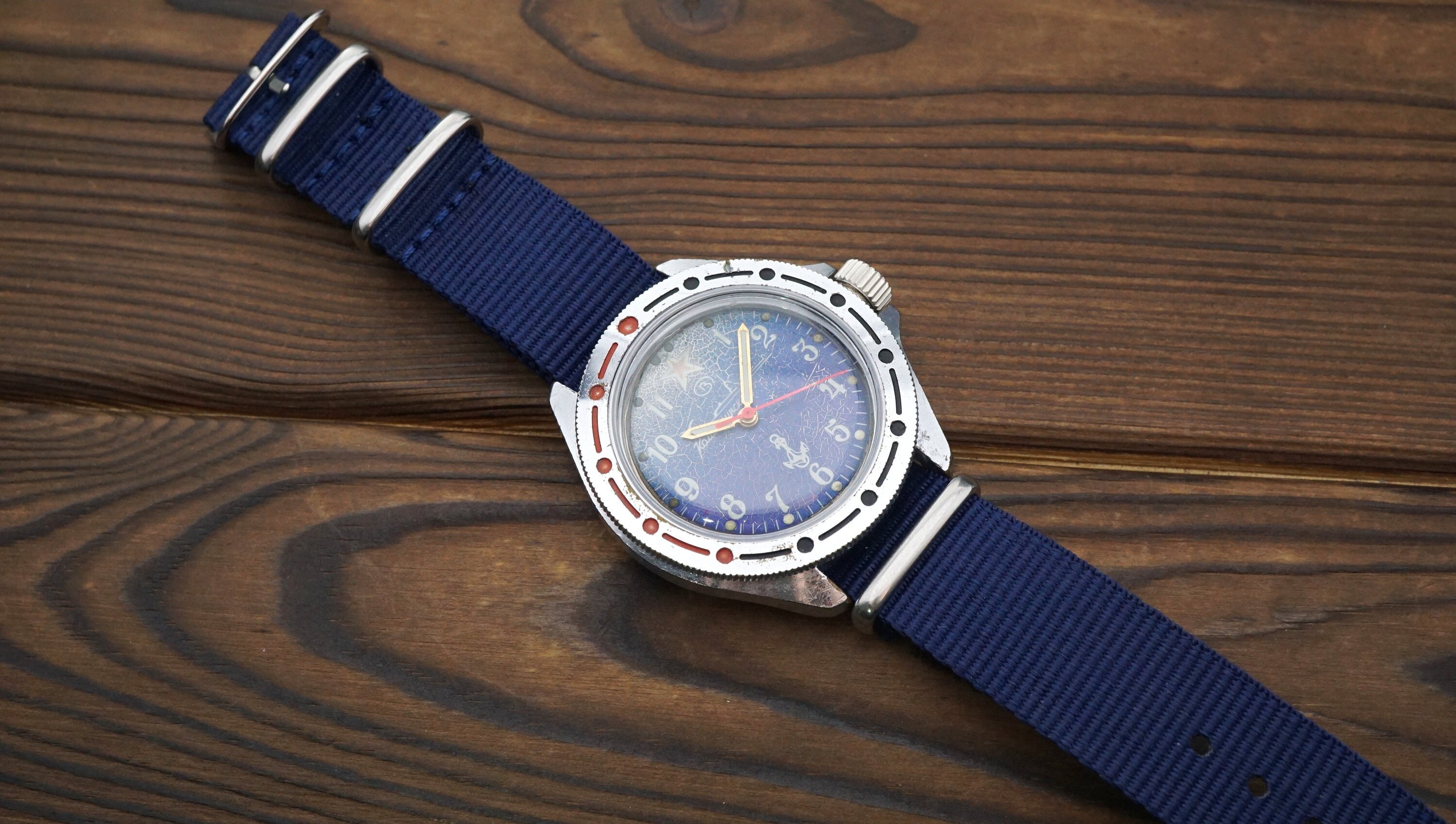 Vintage Soviet Military Watch Vostok Komandirskie 17 Jewels Submarine ...