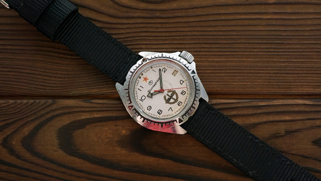 Vintage Soviet Military Watch Vostok Komandirskie 17 Jewels - Etsy