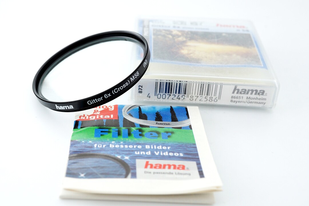 Hoya Hama 58mm Gitter 6X (cross) Filter - Japan - Etsy