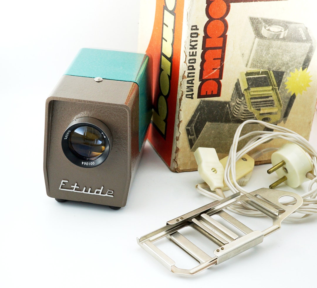 Vintage Overhead Projector Complete Set Metal Alloy Etud USSR With ...