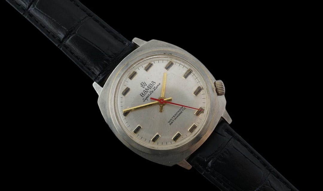 Mechanical Swiss Watch Ramba Super De Luxe, One Jewels Antimagnetic ...