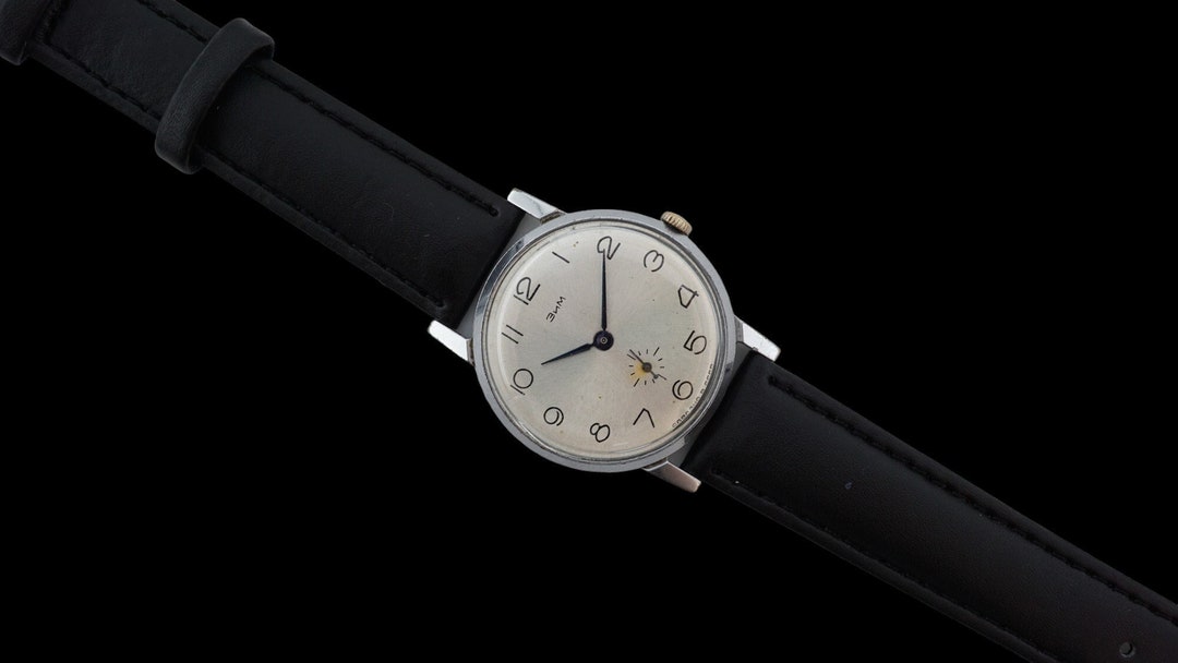 Vintage Watch Pobeda 2602 Dress Watch ZIM 15 Jewels Soviet Mechanical ...