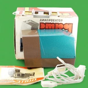 Vintage Overhead Projector Complete Set Metal Alloy Etud USSR With ...