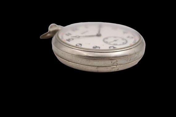 Vintage soviet mechanical open face 50 mm pocket watc… - Gem
