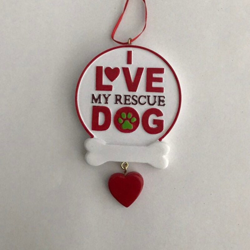 I Love My Rescue Dog - Etsy