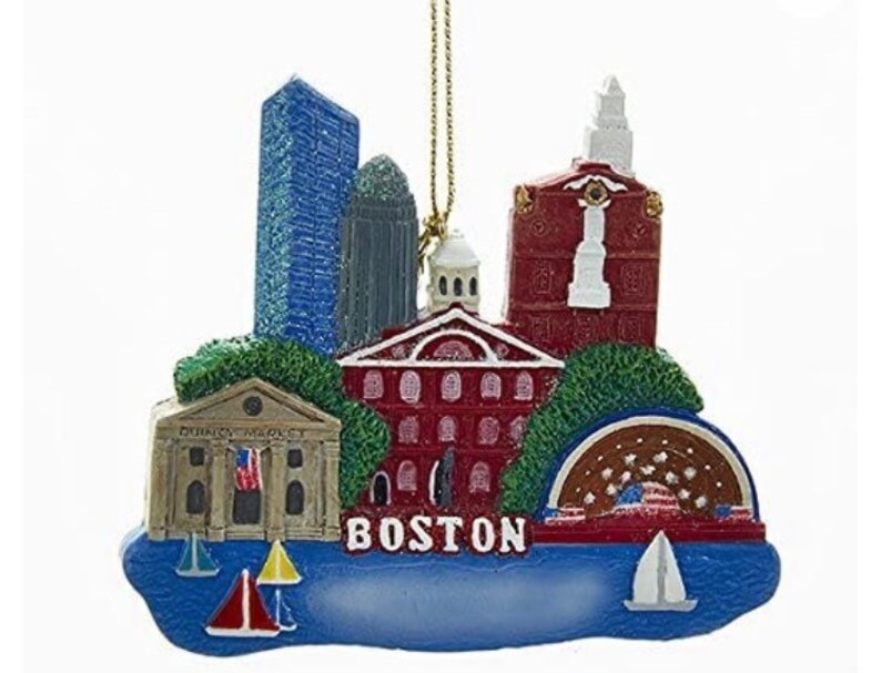 Boston Scene Ornament - Etsy