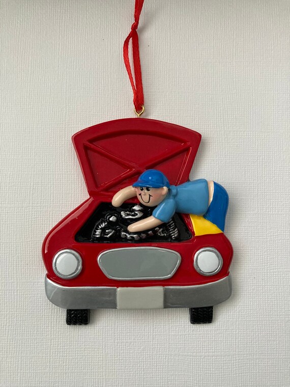 Mechanic Ornament | Etsy