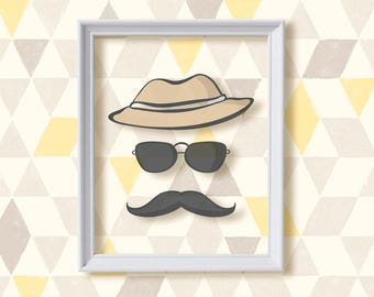 Hipster wall art | Etsy