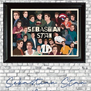Sebastian Stan A3 Poster Prints - Etsy UK