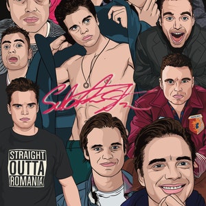 A5 Sebastian Stan Prints - Etsy