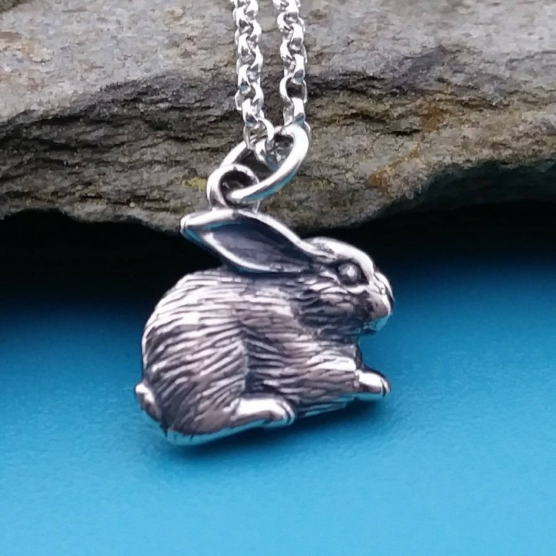 Bunny Necklace - Etsy