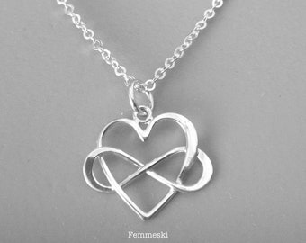 Sterling Silver Infinity Lotus Necklacelotus Flower - Etsy