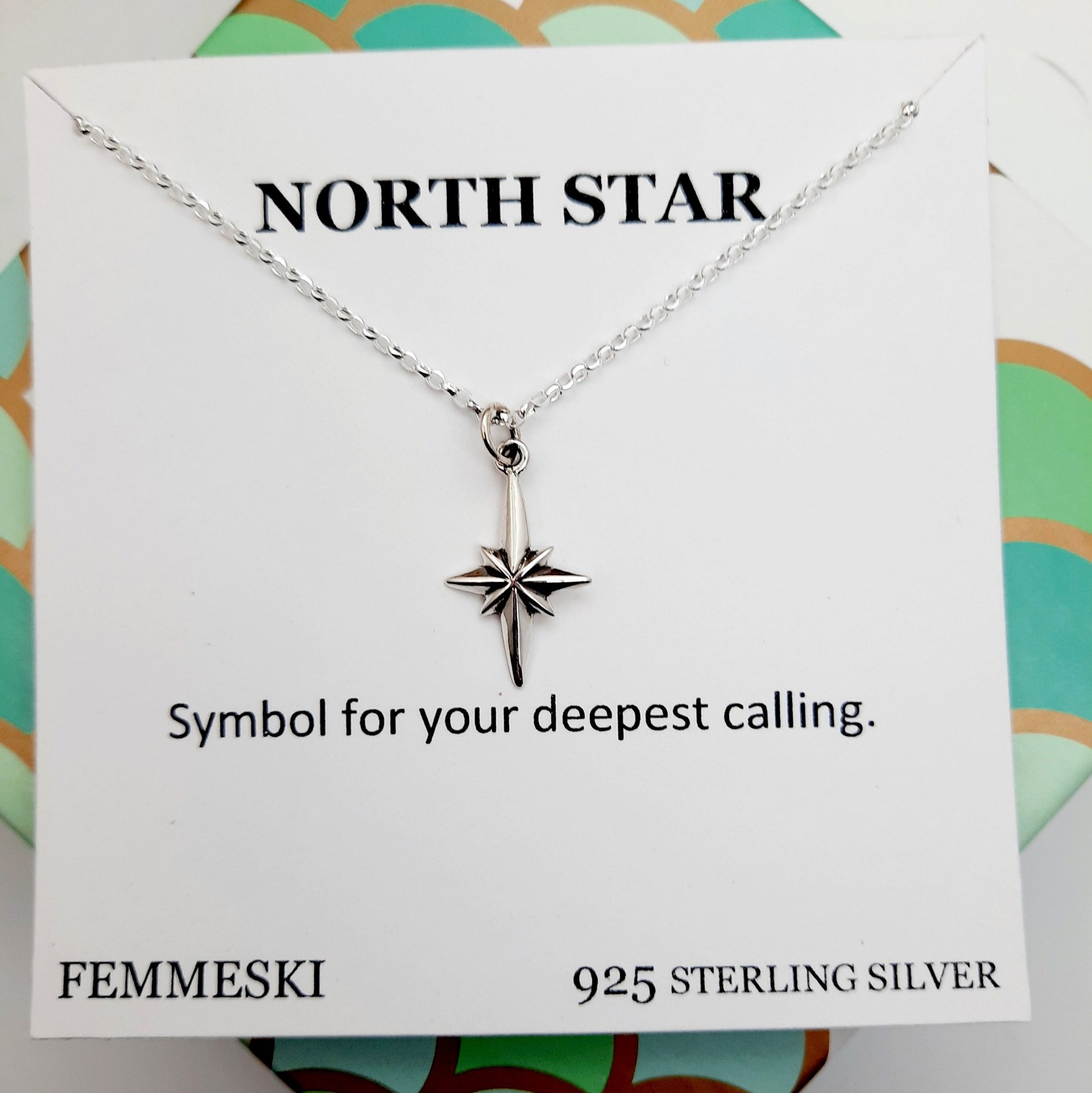 North Star Necklace Symbol for Your Deepest Calling Polaris | Etsy