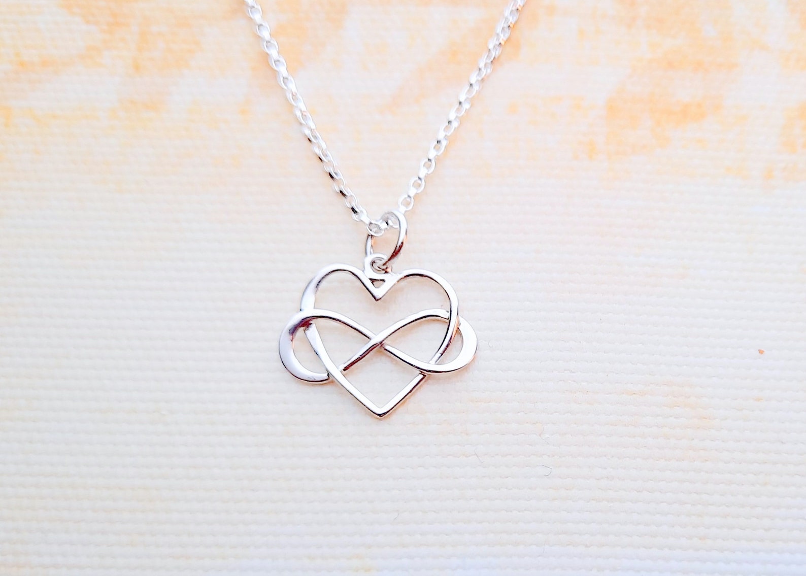 INFINITE LOVE Infinity Heart Necklace or Charm Best - Etsy